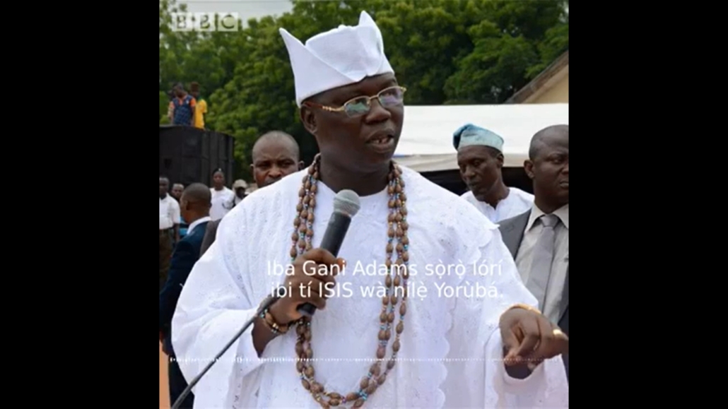Aare Gani Adam's confirmation about the presence of ISIS terrorists ...